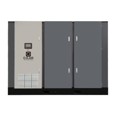 China Compact Two Stage PM VSD Air Compressor 200 HP 3-Phase with 1210 CFM Capacity and Variable Speed Drive for sale