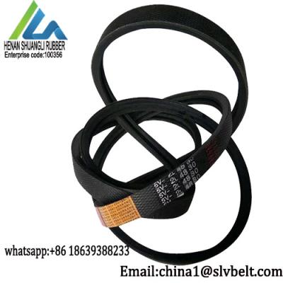 China Different Types Size Transmission 5V V Belt Black Color Length 49''-532'' for sale