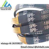 China Wrapped Narrow Classical Rubber SPB V Belt Heat Oil Resistant Top Width 17mm for sale