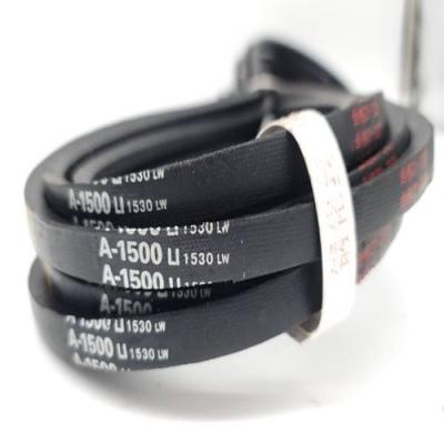 China Ribbed Rubber A Section V Belt Top Width 13MM Height 8mm Length 22''-185'' for sale