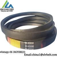 China Abrasion Resistance Triangle V Belt Rubber Type D Top Width 32mm Depth 19mm for sale