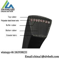 China Heat Oil Resistant SPC V Belt Wrapped Narrow Top Width 22mm Thickness 18mm for sale