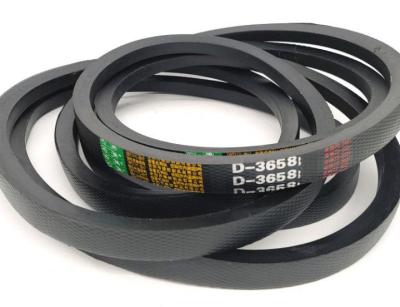 China Durable Wrapped Classical 29inch D V Belt With Size Chart for sale