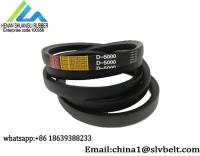 China Type D Top Width 32mm Depth 19mm Triangle V Belt Transmission for sale