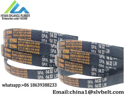 China 40 Degree Angle SPA V Belt Wrapped Abrasion Resistant Length 47''-57'' for sale