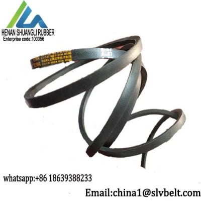 China Mechanical Transmission Classical  Wrapped V-belt for general  drive Wear Resistance Trapezoid Type A Length 102''-112'' for sale