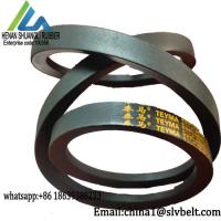 China Transmission Rubber B V Belt  Anti Friction Black Color for sale