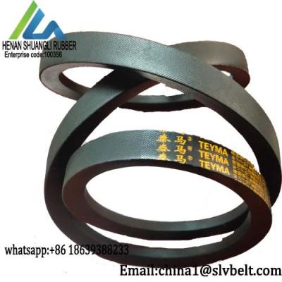 China Transmission Rubber B V Belt  Anti Friction Black Color for sale
