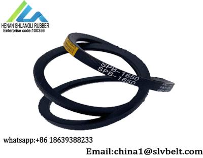 China Wrapped Rubber Vee Belt Transmission Narrow Top Width 17mm Height 14MM Length 49''-331'' for sale