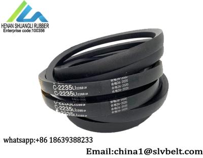 China Tempered Wire Solid Core Structure C Vee Belt Driving Transmission for sale