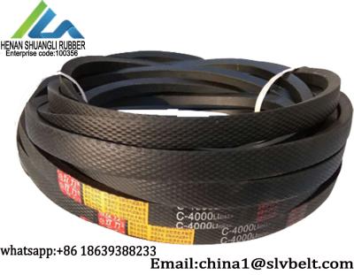 China High Strength C Vee Belt Narrow Good Adhesion Top Width 22mm 40 Degree for sale