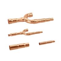 China 0.7mm 1.5mm TP2 Air Conditioning Copper Pipe Joints  ISO9001 for sale