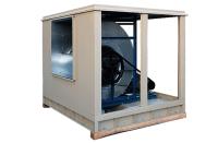 China Custom 500Pa Industrial Air Conditioner Ac Unit 50000CHM Metal Shell for sale