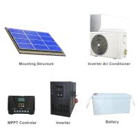 China 24000 Btu Solar Air Conditioner Complete 2HP, Room Mini Split Solar On grid for sale
