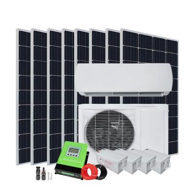 China 12000 BTU 100% Solar Split Air Conditioner Eco Friendly Auto Restart for sale