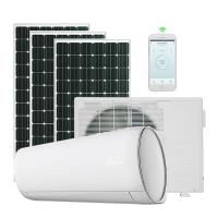 China 12000btu Hybrid Solar Powered Ac Unit Con Panel Cooling Heating For Homes for sale