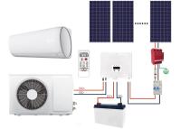 China Home 12000btu Hybrid Solar Powered Ac Unit Con Panel Cooling Heating for sale