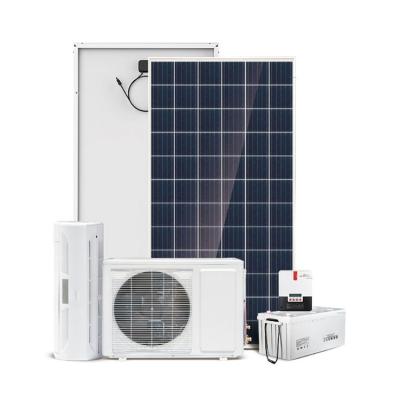 China Hybrid Solar Split Air Conditioner AC DC No Inverter Solar Powered Ac 26dB for sale