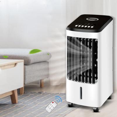 China Evaporative Portable Air Conditioner 70W AC mobile Standing Air Cooler 4L for sale