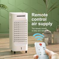 China Fan Evaporative Mobile Air Cooler 220V Personal Mini Ac Machine With caster for sale