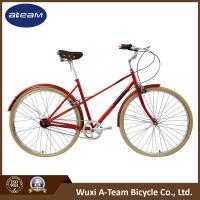 China Classic Girl Steel City Bikes Deep V ISO Coaster Brake 700C for sale