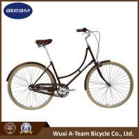 China 24 Inch 3 Speed Commuter Women Steel City Bikes Coaster Brake for sale