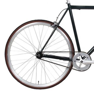 China Mini 700C Fixed Gear Bicycle , Single Speed Steel Fixie Racing Bike for sale