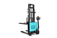 China 24V 80Ah Pedestrian Pallet Stacker With Multifunction Intelligent Handle Aideal And Budget Affordable Model for sale