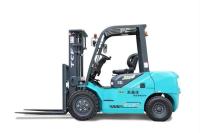 China High Voltage Lithium Battery Forklift  3.0t  With Full Hydraulic Power Steering Steering Wheel for sale