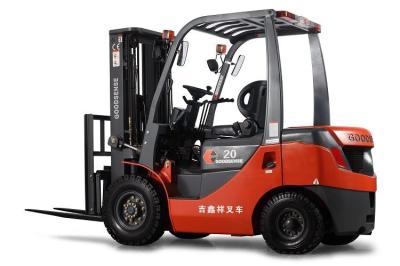China 2 Ton Diesel Forklift Goodsense Environment Friendliness Long Wheelbase Design Diesel Counterbalance for sale