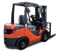 China 2 Ton Diesel Forklift Goodsense Environment Friendliness Long Wheelbase Design Diesel Counterbalance for sale