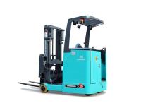 China Power And Smarts All In One Stand Up Forklift Reach Forklift Goodsense for sale