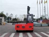 China 12 Ton Diesel Side Loader Forklift With Compact Mast For Indoors And Outside Use for sale
