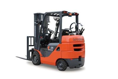 China Cushion Tire Forklift 4000 Lbs With  Optimized Cooling System And Heavy Duty Steering Axle for sale
