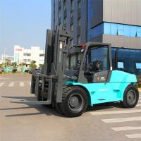 China Chinese Brand Compact Montacarga Forklift 10 Ton Diesel Forklift Truck With Japanese Engine for sale