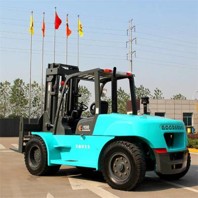 China Goodsense Factory price montacarga carretilla forklift truck 8ton 10ton diesel forklift big loading capacity for sale