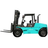 China Chinese Brand Compact Montacarga Forklift 10 Ton Diesel Forklift Truck With Japanese Engine for sale