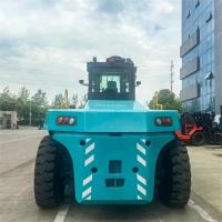 China Lithium Ion Battery 25 Ton 28 Ton 30 Ton Heavy Duty Electric Forklift Lift 4M 6M Electric Counterbalance Trucks for sale