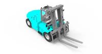 China Small Vibration And Noise 30000kg Electric Forklift Truck With Side Shif for sale