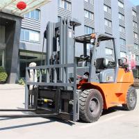 China 5 Ton 5000 Kg Dual Fuel  LPG Forklift Truck 1200mm Fork Length With Japanese Engine for sale