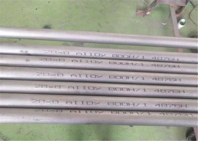 China ASTM B407 Incoloy 800h Pipe , UNS N08810 UNS N08811 Seamless Steel Tube for sale