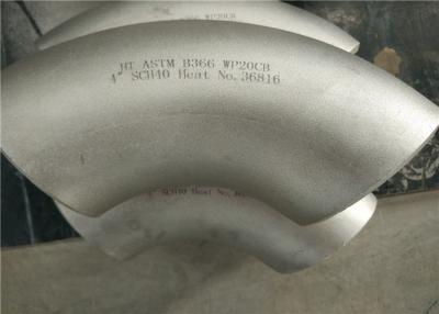 China Butt Welded Steel Pipe Fittings , Nickel Alloy Tthreaded Pipe Fittings ASME B16.9 20 ASTM B366 UNS N08020 for sale