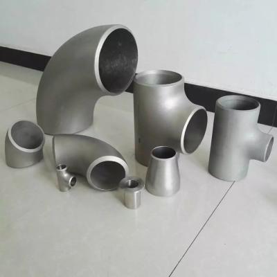 China SS Wrought Steel Pipe Fittings , ASTM A403 WP304H Duplex Steel Pipe Fittings Elbow Tee Cross Cap for sale