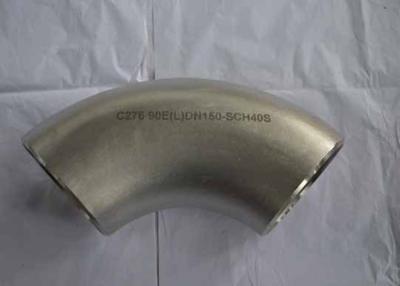 China Hastelloy C276 Butt Weld Pipe Fittings , N10276 2.4819 Steel Pipe Fittings Elbow Reducer Tee Cap for sale
