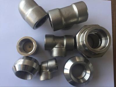 China Nickel Alloy N10276 Hastelloy Pipe Fittings , Forged Elbow Tee Crosssteel Pipe Caps ASME B16.11 for sale