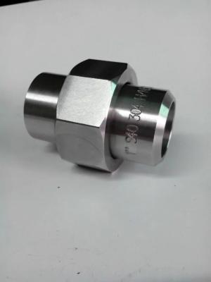 China MSS SP83 ASTM A182 F51 Duplex Stainless Steel Pipe Fittings S32205 S31803 SW / Threaded Union for sale