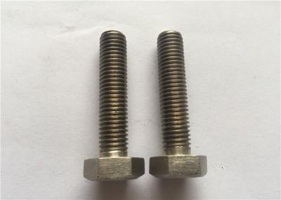 China M1.6 - M52 Inconel 625 Nickel Alloy Fasteners Full Thread Hex Bolt DIN933 Standard for sale