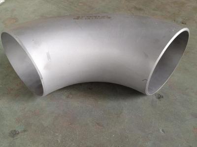 China Duplex Steel 254SMO Butt Weld Pipe Fittings / LR SR 3D 5D Elbow Bend Pipe Fitting for sale