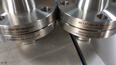 China Power Generation Titanium Gr.2 Gr.5 Gr.12 ASTM B381 F2 F5 F12  Flanges / Forging Shaft Discs Ring Flange for sale