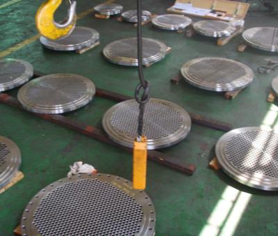 China Heat Exchanger Stationary Fixed Floating Alloy Nickel 200 Tubesheet for sale